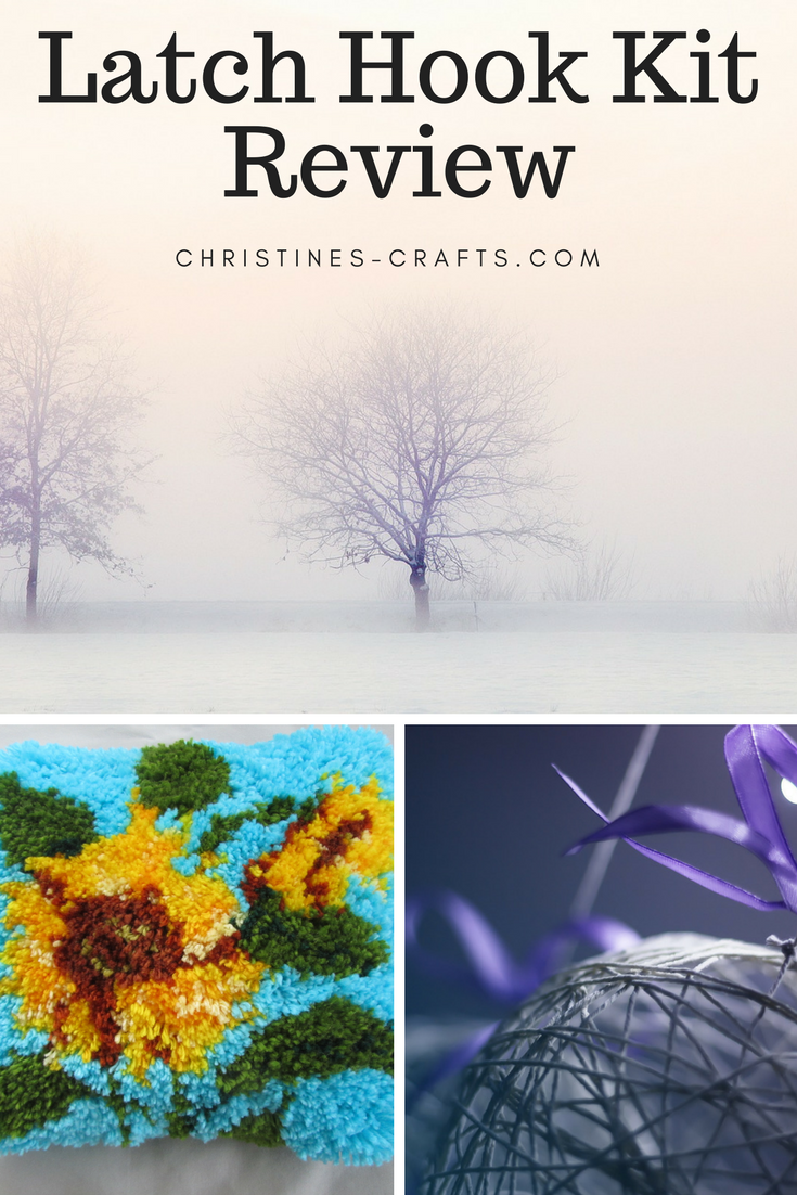 Latch hook kit from hobbycraft - Review - Christine's crafts